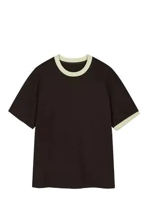 CROQUIS Embroidered-detail Tee