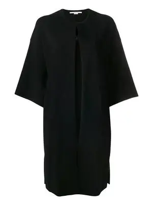 Stella McCartney Compact Knit Coat - Black