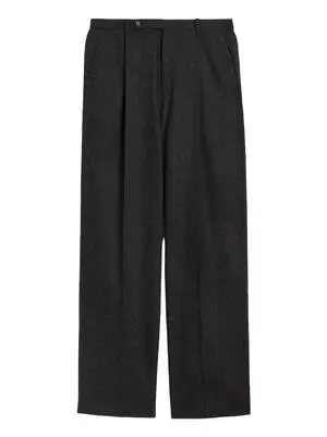 JIL SANDER Lightweight Wool Flannel Trousers - Grey
