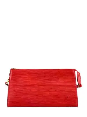 LOUIS VUITTON Epi Leather Pochette Accessoires Clutch Bag - Red
