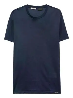 LOW BRAND X The Place Gallery Crew-neck T-shirt - Blue