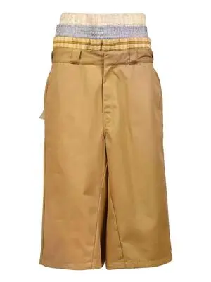 AWGE Layered Waistband Shorts - Neutrals