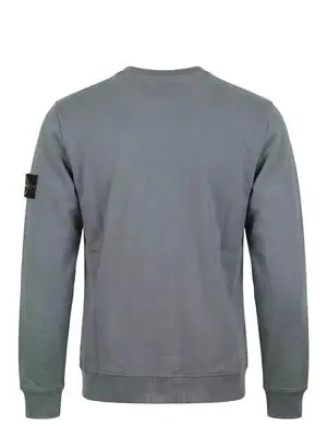 Stone Island Compass Logo Patch Sweater - Blue