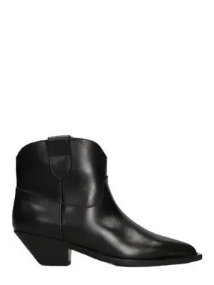 VIA ROMA 15 Pointed-toe Ankle Boots - Black
