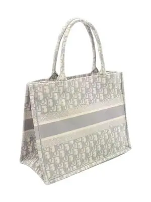 Dior 2000s Medium Book Tote Bag - Grey