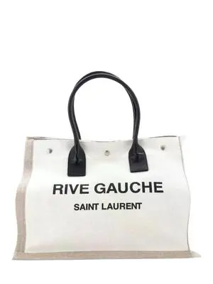 Saint Laurent Rive Gauche Tote Bag - Neutrals
