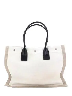 Saint Laurent Rive Gauche Tote Bag - Neutrals