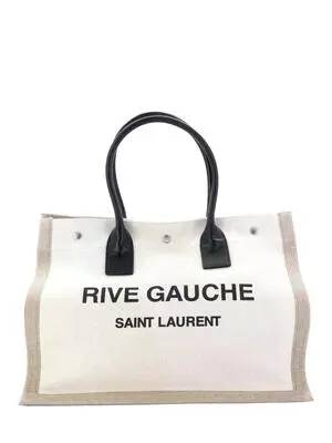 Saint Laurent Rive Gauche Tote Bag - Neutrals
