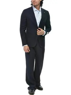 Corneliani Single-breasted Blazer - Blue