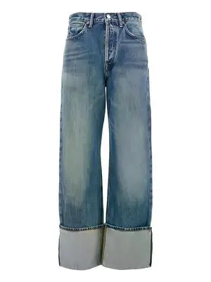AGOLDE Liberty Turn-up Cuff Jeans - Blue