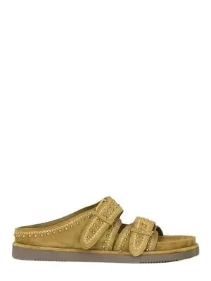 Ash Studded Buckled Sandals - Neutrals