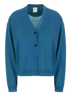 Paul Smith V-neck Button-up Cardigan - Blue