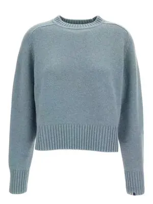 Extreme Cashmere N.167 Crew-neck Ribbed-trim Sweater - Blue