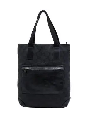 Gucci Gg Nylon Tote Bag - Black