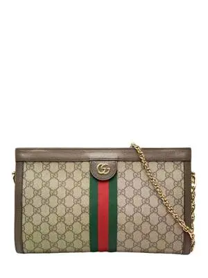 Gucci Ophidia Gg Supreme Web Shoulder Bag - Neutrals