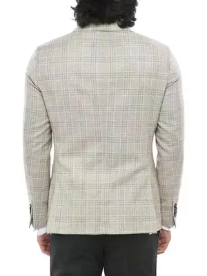 Corneliani District Check Single-breasted Blazer - Neutrals