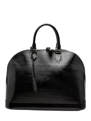 LOUIS VUITTON 2009 Electric Epi Alma Gm Handbag Black