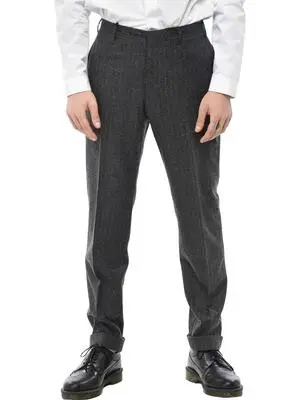 Corneliani Cc Collection Belt-loop Trousers - Grey