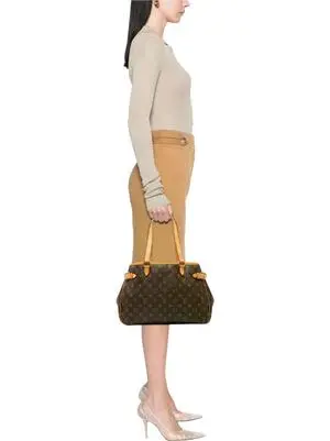 LOUIS VUITTON 2008 Monogram Batignolles Horizontal Tote Bag - Brown