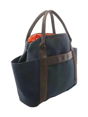 Hermès 2018 Groom Canvas Tote Bag - Blue
