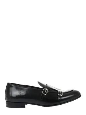 Corneliani Double Strap Monk Shoes - Black