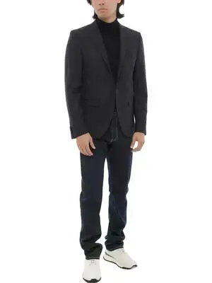 Corneliani Single-breasted Blazer - Blue