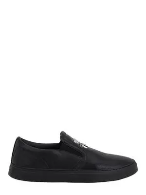 Philipp Plein Logo Detail Slip-on Sneakers - Black