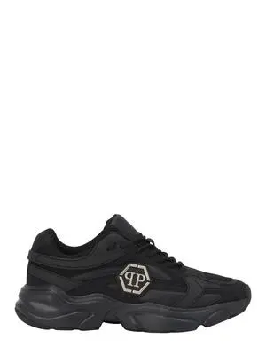 Philipp Plein Lace Up Sneakers - Black