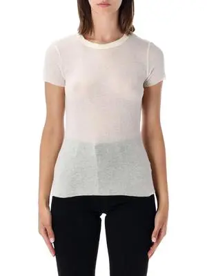 JAMES PERSE Ribbed T-shirt - Ivory