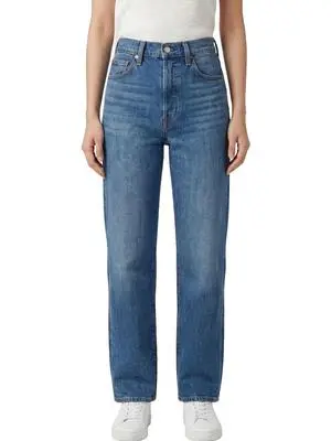 LEVI'S Ribcage High-waisted Straight Jeans - Blue