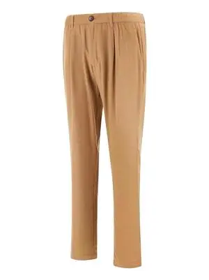 Herno Pleated Flannel Trousers - Neutrals
