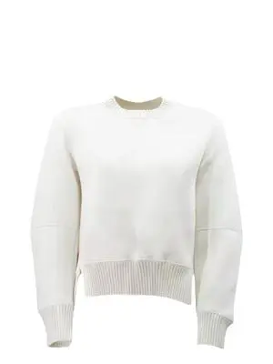 Sacai Crew Neck Sweater - Neutrals
