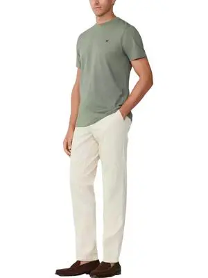 HACKETT LONDON Sanderson Belt-loop Trousers - Neutrals