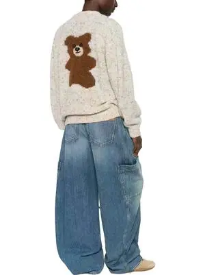 Moschino Teddy Bear Buttoned Cardigan - Neutrals