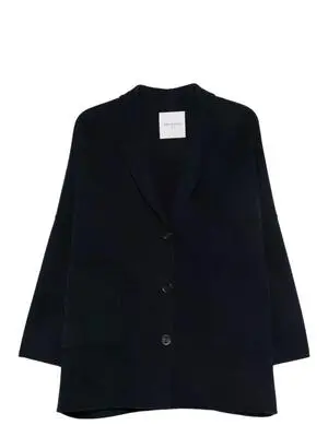 ERMANNO FIRENZE Shawl Lapel Jacket - Blue