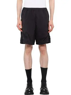 Stone Island Logo-patch Shorts - Black