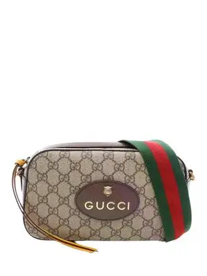 Gucci Gg Supreme Neo Shoulder Bag - Neutrals