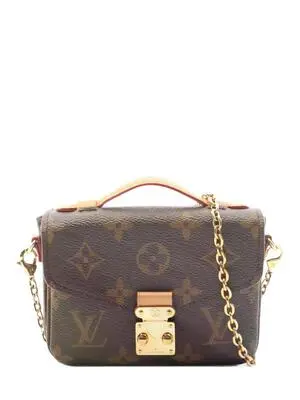 LOUIS VUITTON Monogram Micro Metis Mini Shoulder Bag - Brown