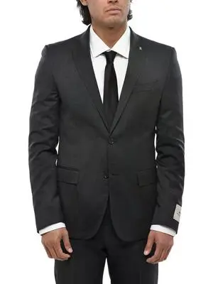 Corneliani Single-breasted Virgin-wool Suit - Grey