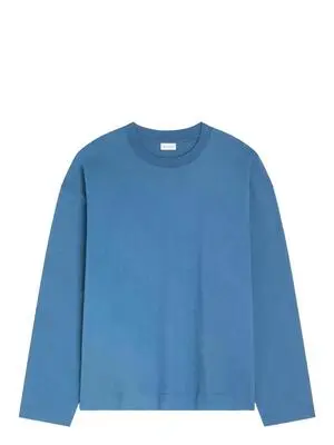 Dries Van Noten Long-sleeve Cotton T-shirt - Blue