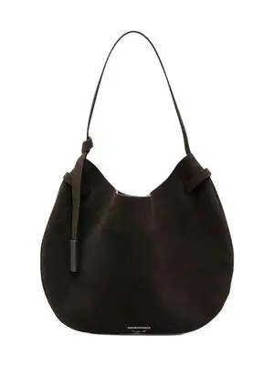 Emporio Armani Logo Shoulder Bag - Brown