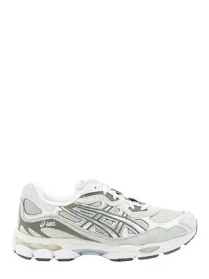 Asics Asics Gel-NYC Low-Top Suede And Mesh Sneakers Kaki