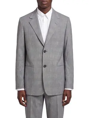 GOLDEN GOOSE Tailored Blazer With Notch Lapel - Grey