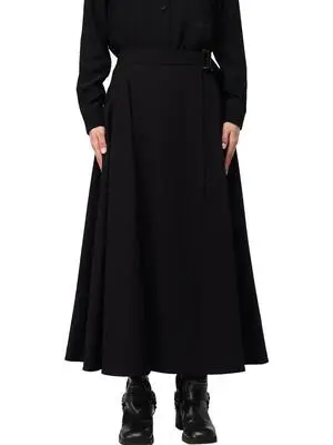 Burberry Belted Midi Skirt - Black