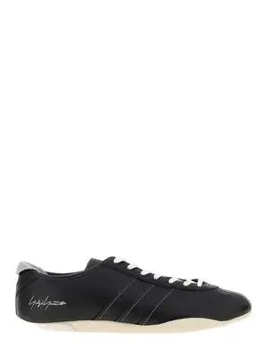 Y3 Tokyo Smooth Leather Lace-up Sneakers - Black