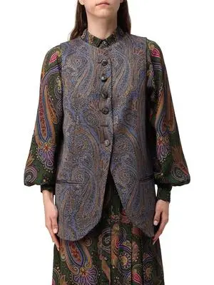 Etro Paisley Print Vest - Multicolor