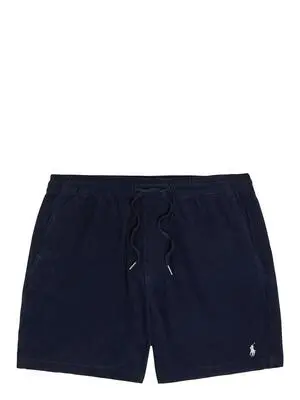 Polo Ralph Lauren Corduroy Embroidered Logo Shorts - Navy