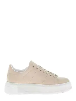 Woolrich Low Top Leather Sneakers - Neutrals