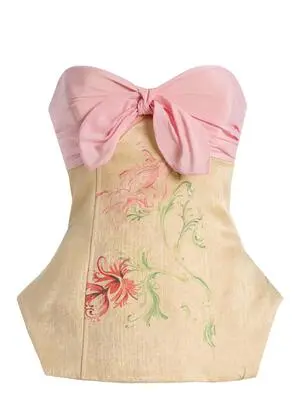 Rosie Assoulin Exclusive Gesundheit Bustier Top - Multi