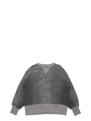 TAIGA TAKAHASHI Lot.603 Denim-patch Sweatshirt - Grey